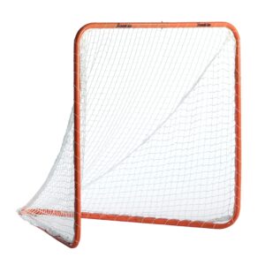 franklin sports backyard lacrosse goal - kids lacrosse net/ equipment - perfect for youth training - 48" x 48", orange