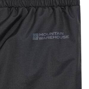 Mountain Warehouse Downpour Womens Waterproof Rain Over Pants Black 6