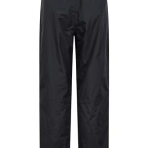 Mountain Warehouse Downpour Womens Waterproof Rain Over Pants Black 6