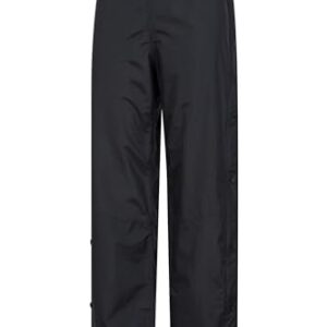 Mountain Warehouse Downpour Womens Waterproof Rain Over Pants Black 6