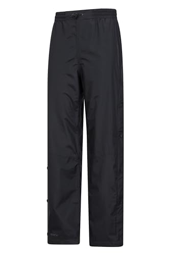 Mountain Warehouse Downpour Womens Waterproof Rain Over Pants Black 6