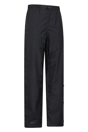 Mountain Warehouse Downpour Womens Waterproof Rain Over Pants Black 6