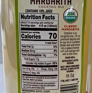 Kirkland Premium Margarita Cocktail Mix, 1.75 L(59.2 fl oz), Pack of 2