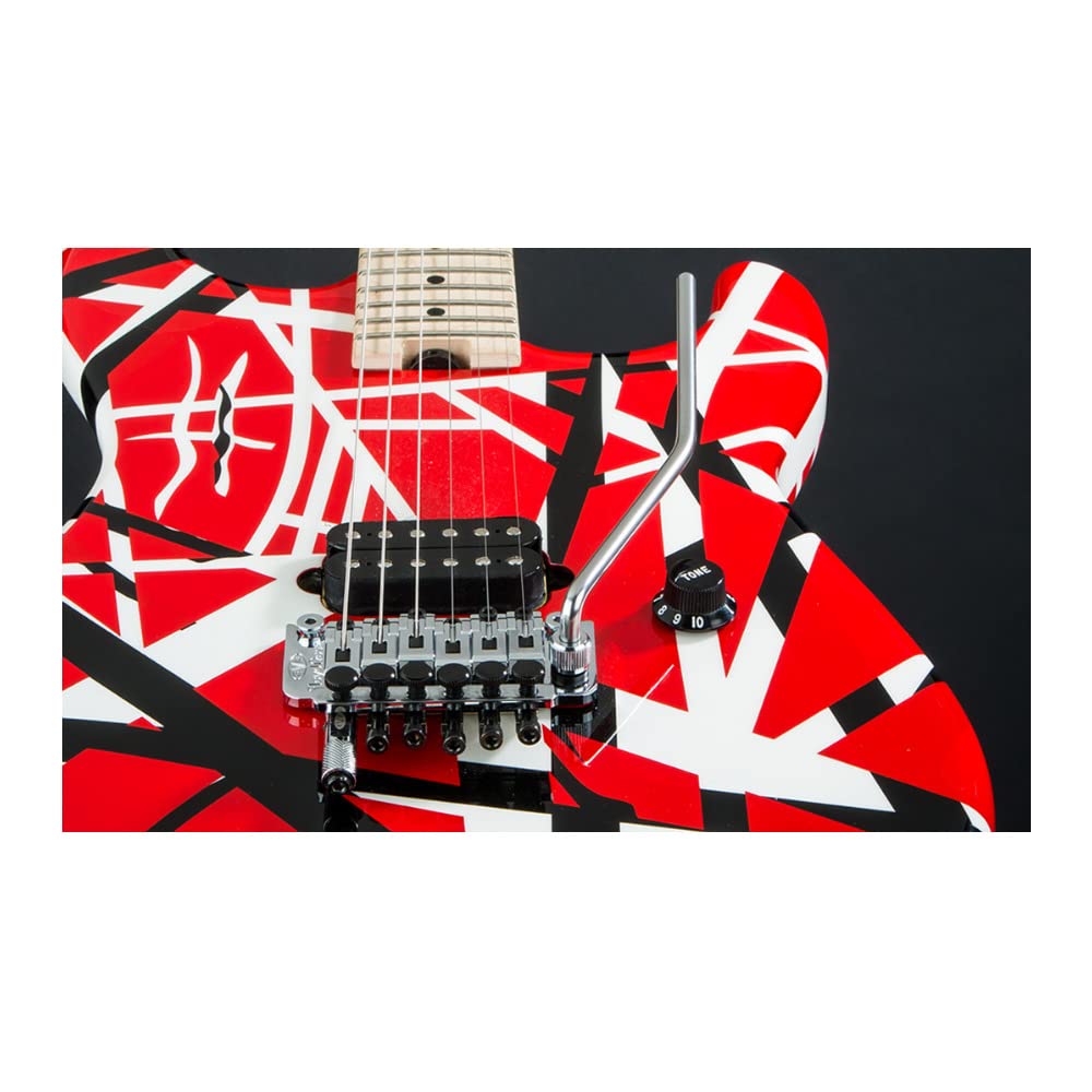 EVH Striped Series - Red with Black Stripes