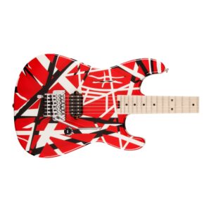 EVH Striped Series - Red with Black Stripes