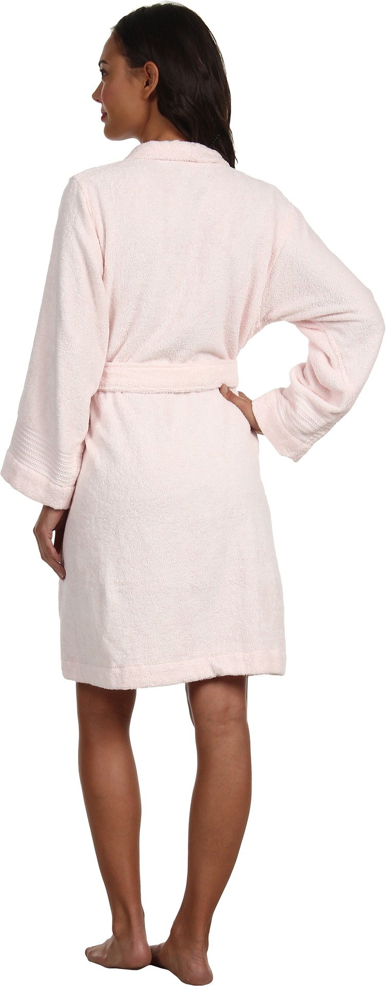 Lauren Ralph Lauren Greenwich Woven Terry Robe Chiffon Pink XL (US 16-18)