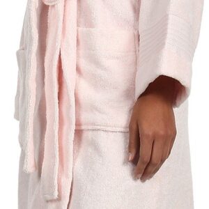 Lauren Ralph Lauren Greenwich Woven Terry Robe Chiffon Pink XL (US 16-18)