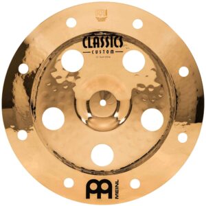 meinl 16" trash china cymbal with holes - classics custom brilliant - made in germany, 2-year warranty (cc16trch-b)