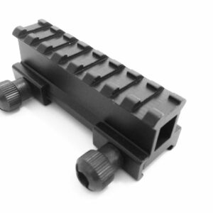 Ade Advanced Optics Tactical 1" Compact Weaver-Picatinny High Profile See Through Riser Rail Riflescope Sight