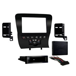 metra 99-6514b single/double din installation kit for select 2011-up dodge charger vehicles