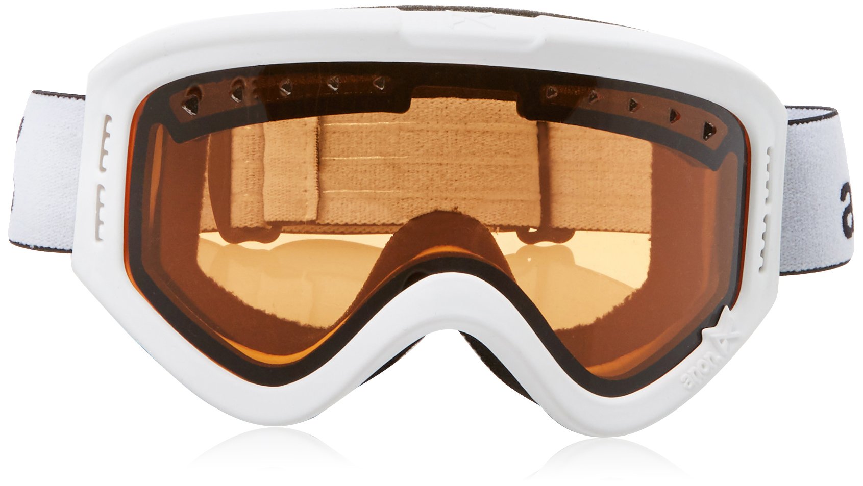 Anon Kids' Tracker Goggle, White Frame Amber Lens W17