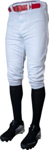 rawlings mens knee high baseball-pants, white, medium us