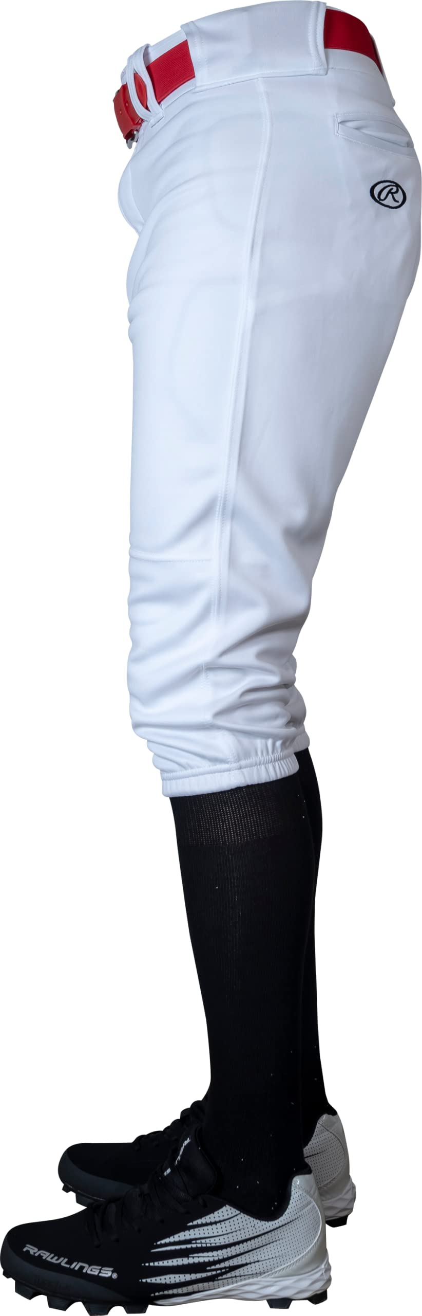 Rawlings Mens Knee High Baseball-pants, White, Medium US