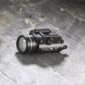 Streamlight 69260 TLR-1 HL 1000-Lumen Weapon Light with Rail Locating Keys and Lithium Batteries, Box, Black