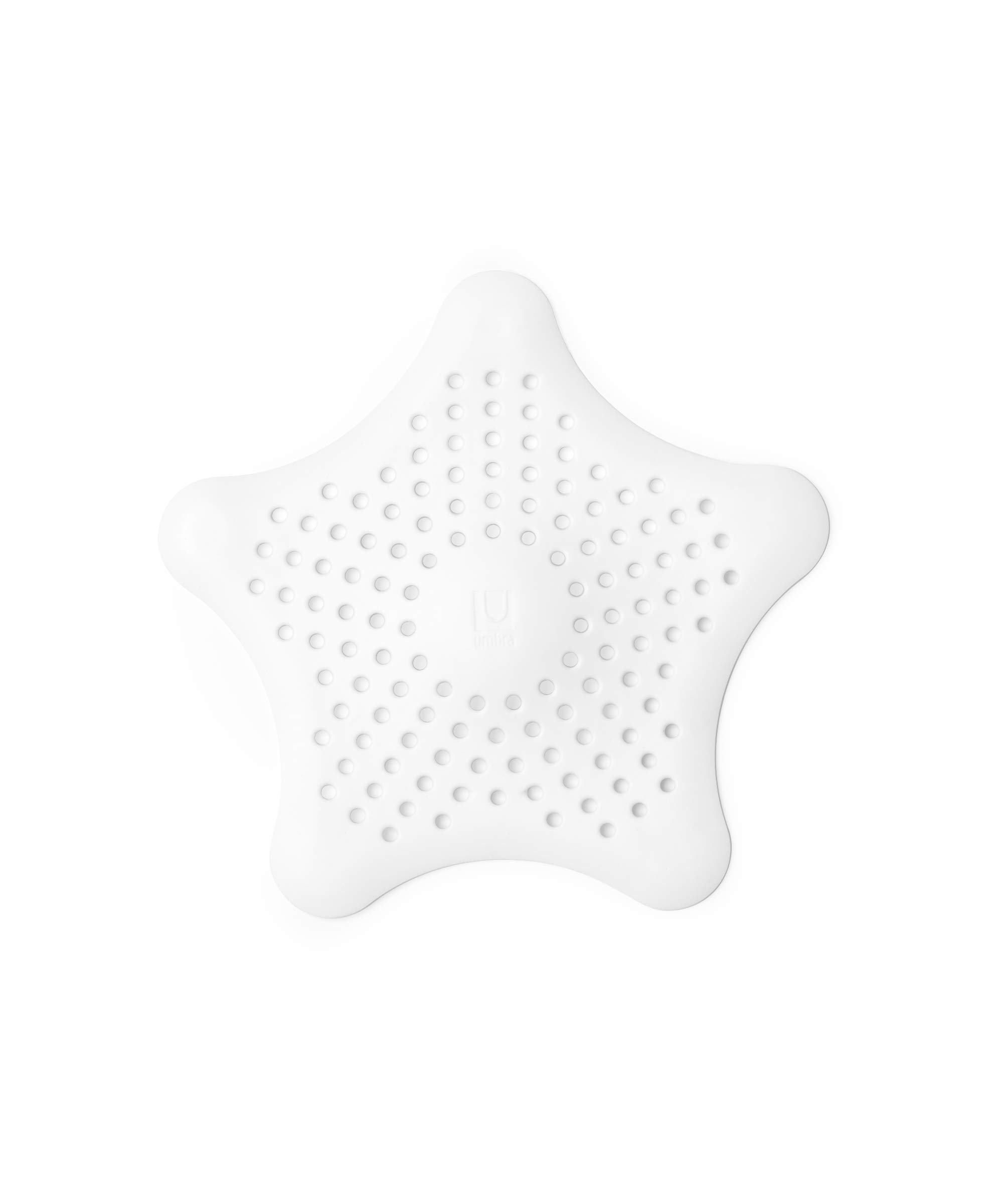 Umbra Starfish Drain Cover/Hair Catcher, White