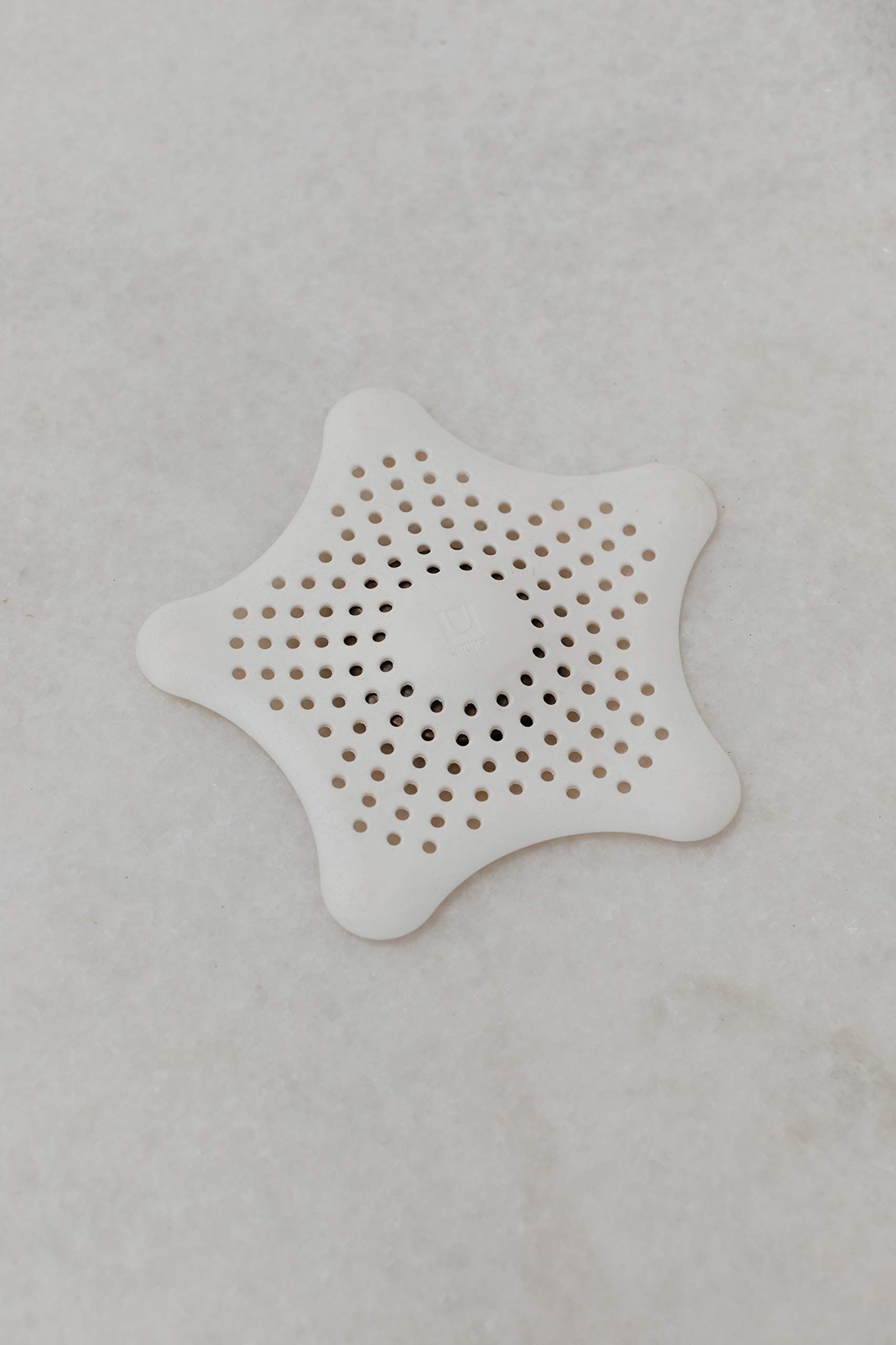 Umbra Starfish Drain Cover/Hair Catcher, White