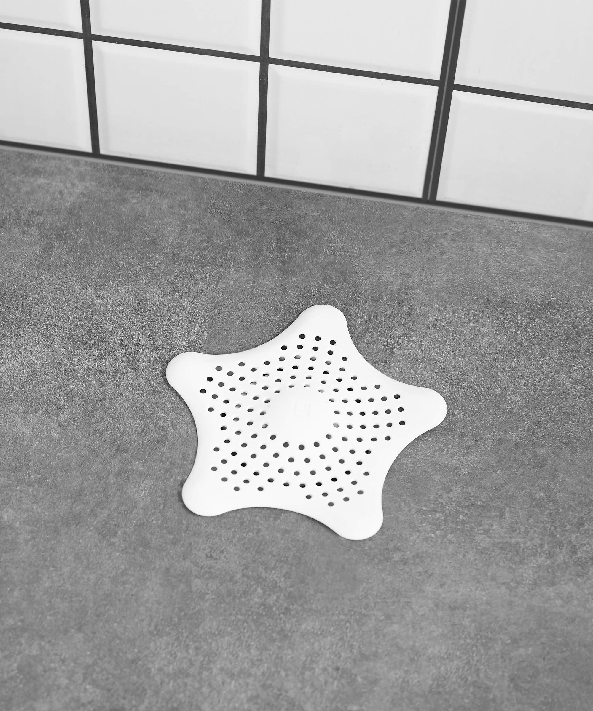 Umbra Starfish Drain Cover/Hair Catcher, White