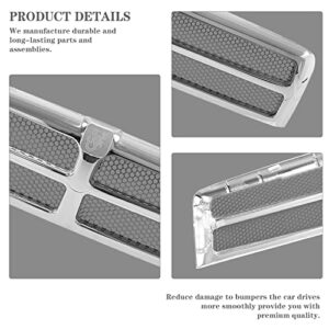 CarPartsDepot Grille Grill Chrome Honeycomb Mesh Insert Compatible With 1994-2002 DODGE Ram 1500 Ram 2500 Ram 3500 Pickup Truck Fits CH1200178 55055252