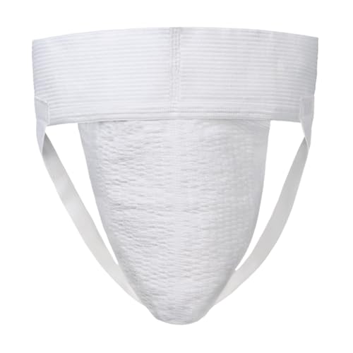 Players Big Man's 3" Wide Band Classic Athletic Supporter Jockstrap - 4X White