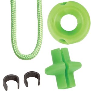 pine ridge archery hunter's combo pack, lime green, 3/16-inch