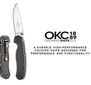 Ontario Knife Company Rat Ii Sp-Black Folding Knife, 7Inches