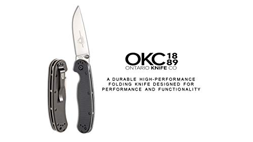 Ontario Knife Company Rat Ii Sp-Black Folding Knife, 7Inches