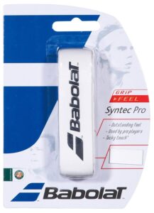 babolat syntec pro replacement grip (white)