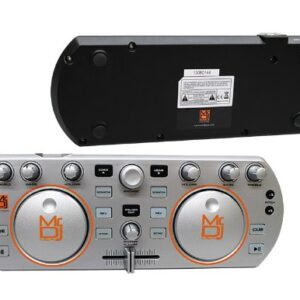 Mr. Dj MVDJ-1000SIUSB Dj Mix Controller with Dual Individual Mixing Channels to Connect a Computer for Audio and Playback