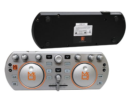 Mr. Dj MVDJ-1000SIUSB Dj Mix Controller with Dual Individual Mixing Channels to Connect a Computer for Audio and Playback