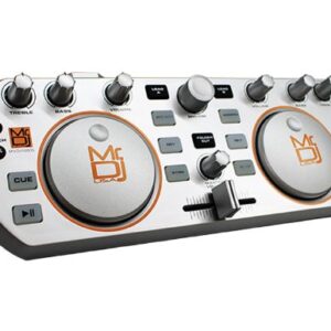 Mr. Dj MVDJ-1000SIUSB Dj Mix Controller with Dual Individual Mixing Channels to Connect a Computer for Audio and Playback