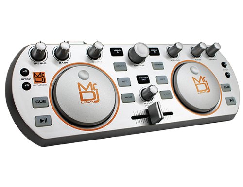 Mr. Dj MVDJ-1000SIUSB Dj Mix Controller with Dual Individual Mixing Channels to Connect a Computer for Audio and Playback