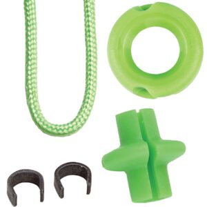 pine ridge archery hunter's combo pack, lime green, 1/4-inch