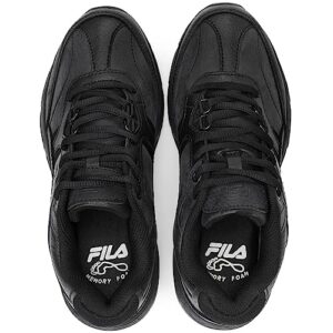 Fila Women's Memory Workshift Cross-Training Shoe,Black/Black/Black,8.5 M US