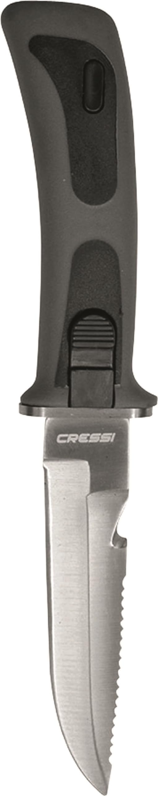 CRESSI Diving Knife with Leg Attachment Sheat - Vigo: Designed in Italy