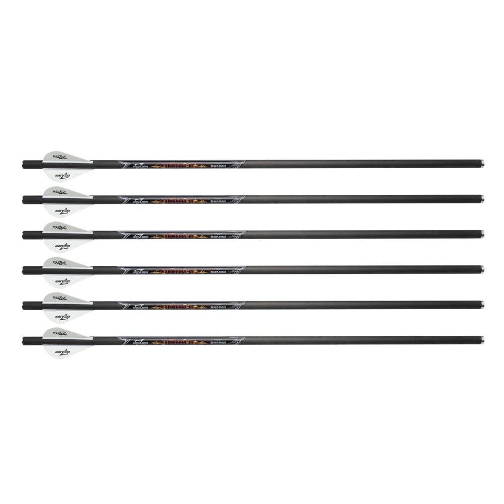 Excalibur Diablo 18" Carbon Arrows with Rhino Nocks Designed for all Matrix Series Crossbows - 6 Pack, Single