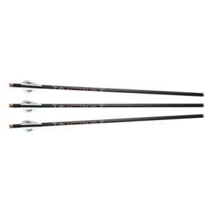 excalibur diablo 18" illuminated carbon arrows with beacon nocks designed matrix series crossbows - 3 pack