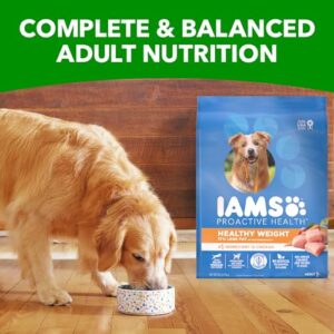 IAMS Adult Healthy Weight Control Dry Dog Food with Real Chicken, 29.1 lb. Bag