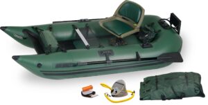 sea eagle 285 inflatable frameless fishing pontoon boat - pro package