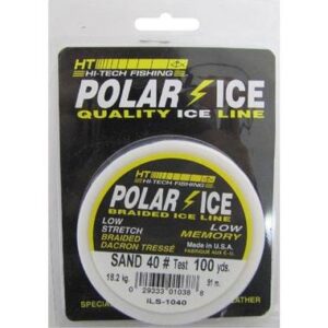 ht enterprise ils-1030 polar ice line 30# test 100 yds. sand colored braided, multicolor, one size