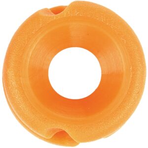 pine ridge archery feather peep sight, made of lightweight high-impact resin, 3/16" aperture, orange