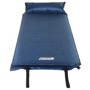 Coleman Self-Inflating Sleeping Pad with Pillow, Lightweight Inflatable Camp Pad with Extra Padding & Quick Deflation, No Air Pump Needed, Great for Camping, Backpacking, Traveling, & More