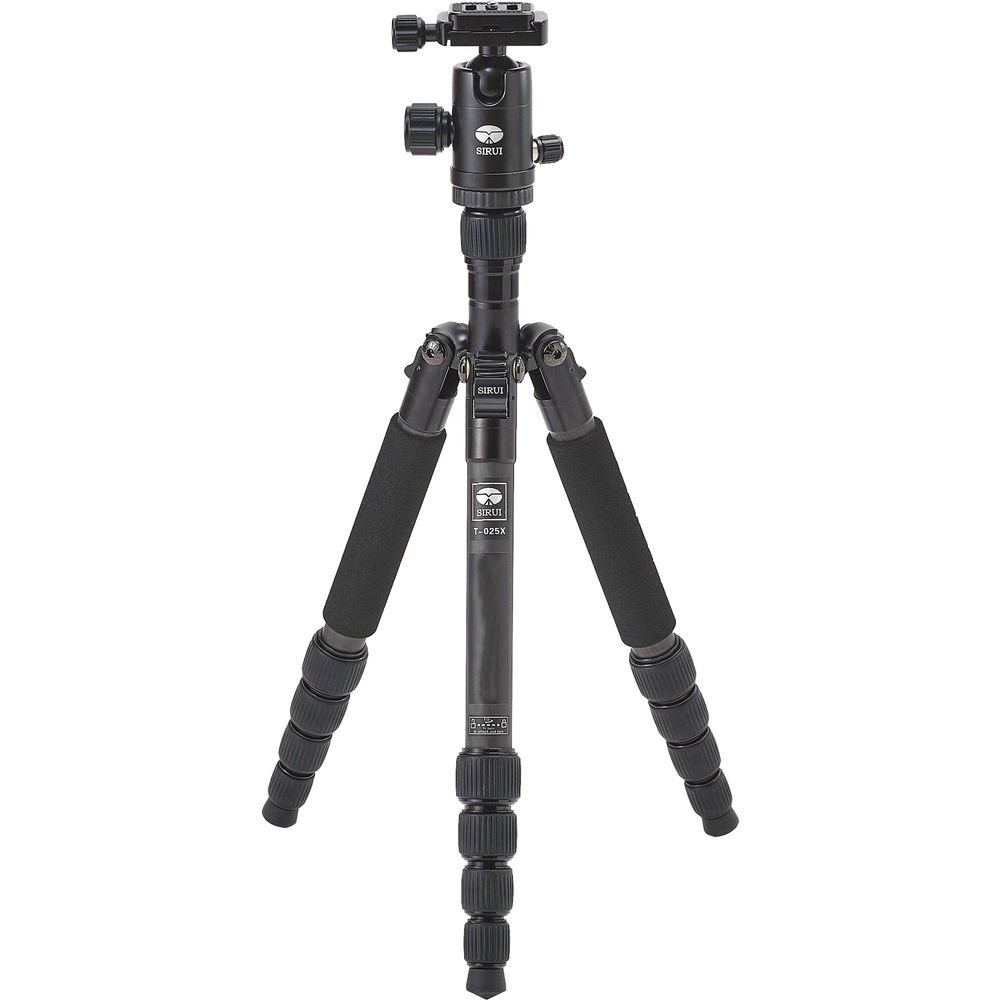 Sirui T-025x Carbon Fiber Tripod with C-10 Ball Head Tripod Only