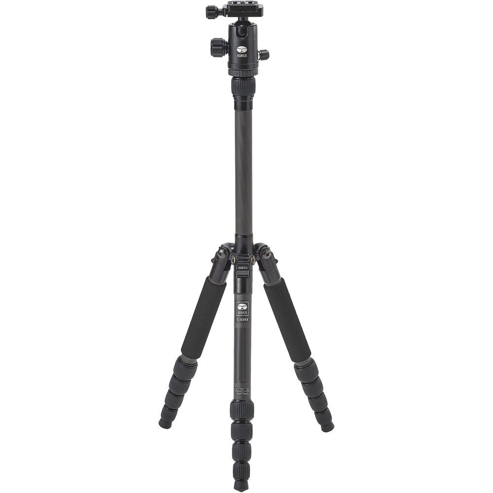 Sirui T-025x Carbon Fiber Tripod with C-10 Ball Head Tripod Only