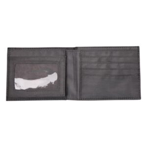 KAVU Yukon Bi Fold Cotton Canvas Wallet - Black