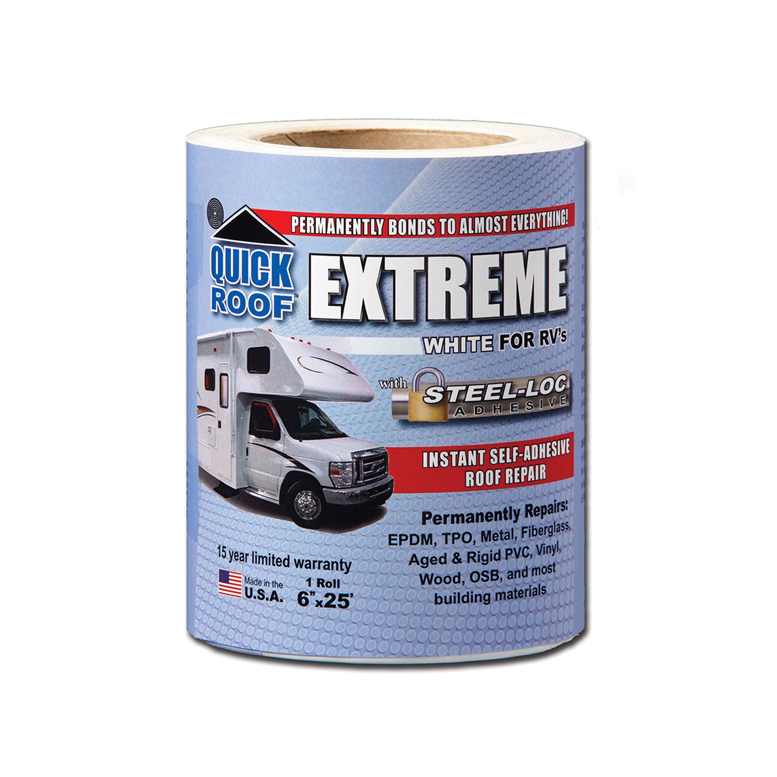 Cofair UBE625 Quick Roof Extreme White 6" x 25'