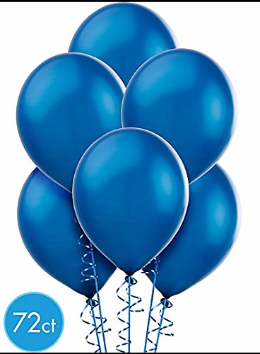 Bright Royal Blue Pearlized Latex Balloons - 12" (Pack Of 72) - Stunning & Long-Lasting For Parties, Events, & Celebrations