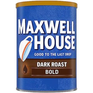 maxwell house dark roast ground coffee (10.5 oz canister)