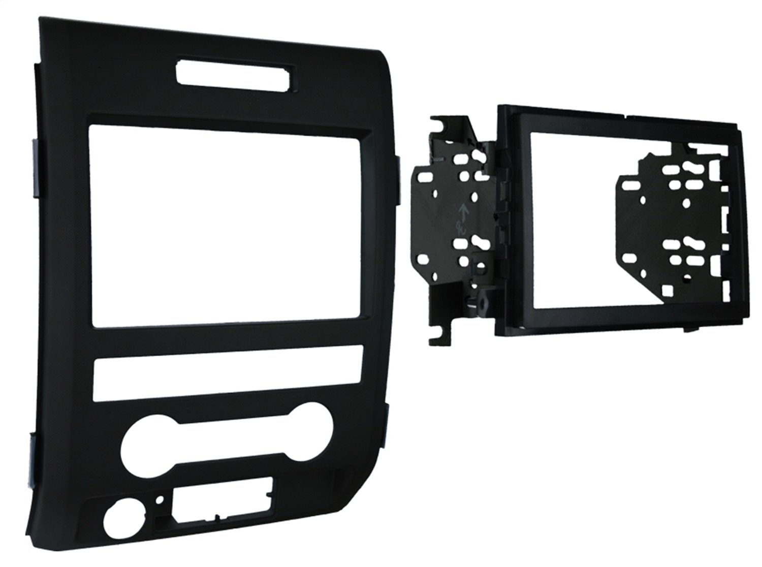 Metra 95-5820B Double DIN Installation Kit for 2011 Ford F-150,Black