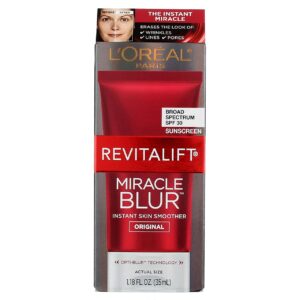 loreal revitalift miracle blur instant skin smoother original 1.18 fl oz - pack of 2