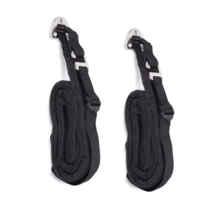 Suspenz Kayak Canoe Stand Up Paddle Board SUP Hanger, DLX Strap Storage System Padded, Black, 36" (40-4011)